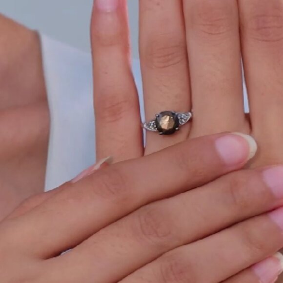 Jewelry | Zawadi Chocolate Sapphire And Champagne Zircon ...